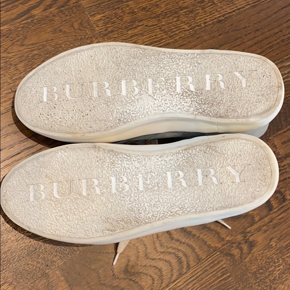 Burberry | Shoes | Authentic Burberry High Top Sneakers | Poshmark